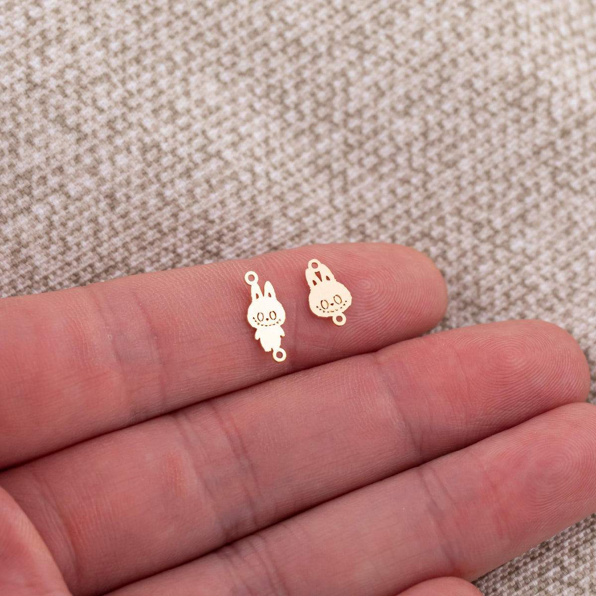 Cute Ugly Monster Connector Permanent Jewelry Connectors 14K Gold Fill ...